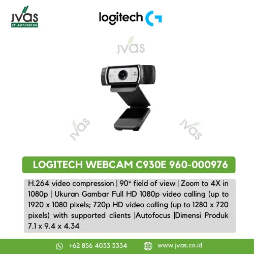 LOGITECH WEBCAM C930E 960-000976 | jvas.co.id